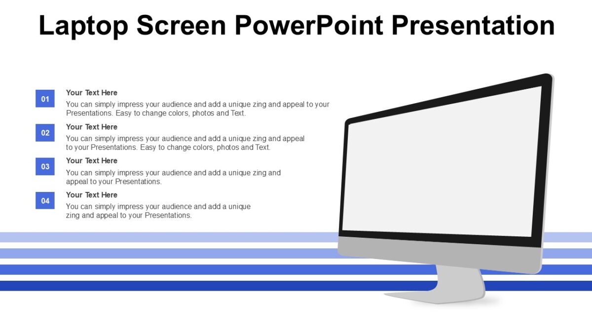 Laptop Screen PowerPoint Presentation - PPTUniverse