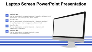 Laptop Screen PowerPoint Presentation - PPTUniverse : Fully Editable PPTx