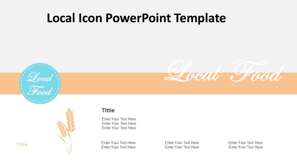 Local Icon PowerPoint Template - PPTUniverse