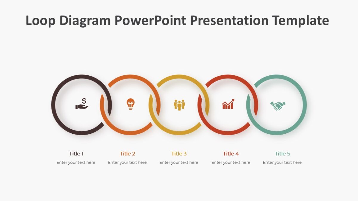 Loop Diagram PowerPoint Presentation Template : 100% Editable PPTx