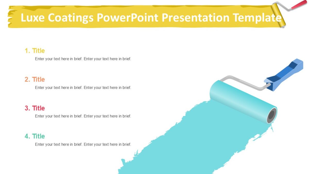 Luxe Coatings PowerPoint Presentation Template : 100% Editable PPTx