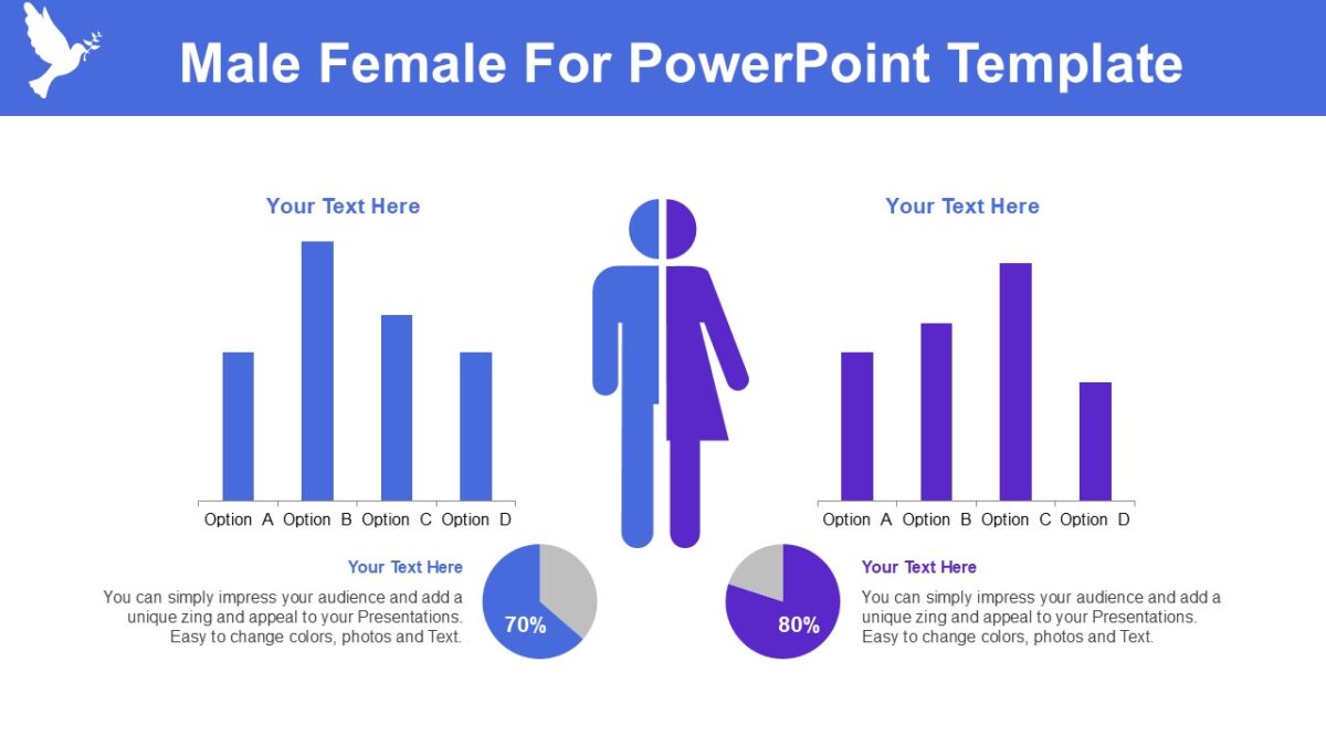 Male Female For PowerPoint Template - PPTUniverse