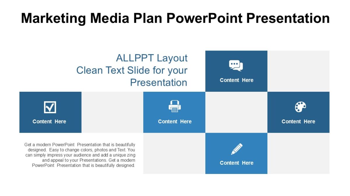 Marketing Media Plan PowerPoint Presentation : 100% Editable PPTx