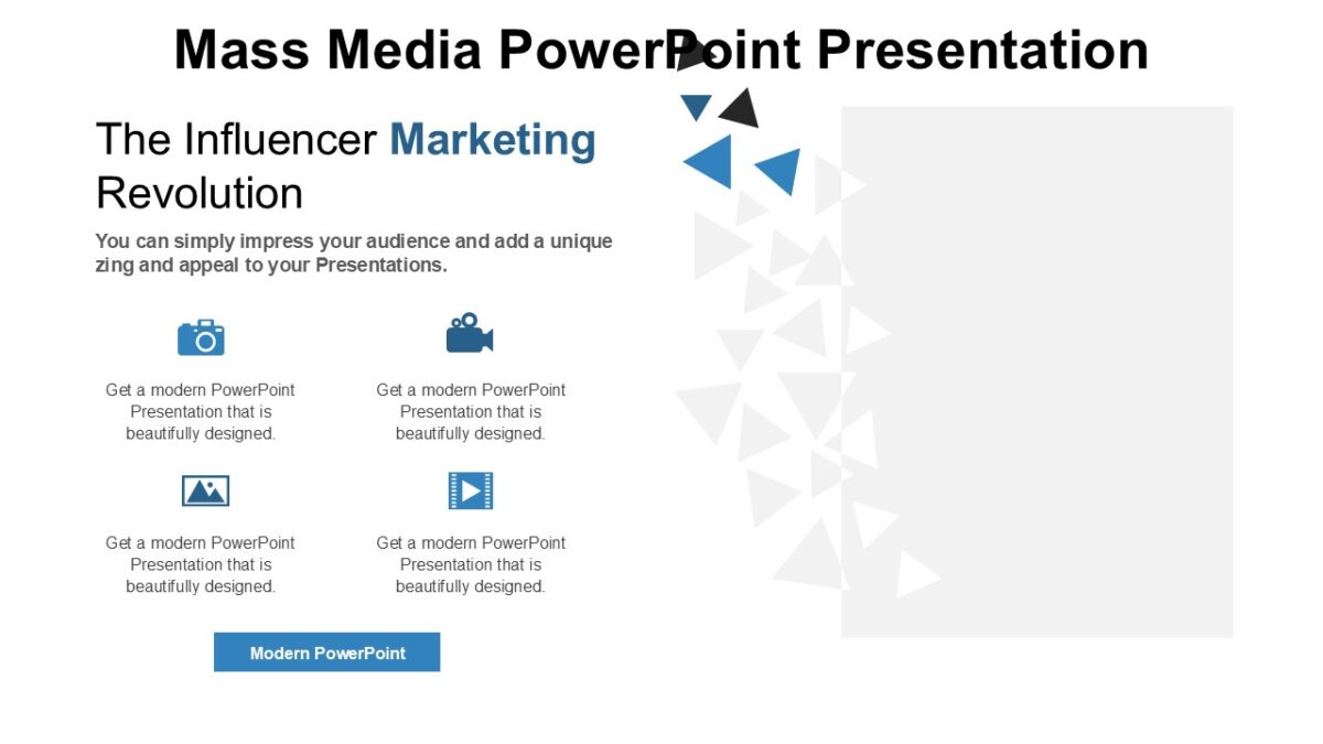 Mass Media PowerPoint Presentation - PPTUniverse