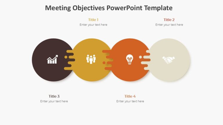 Meeting Objectives PowerPoint Template : 100% Editable PPTx