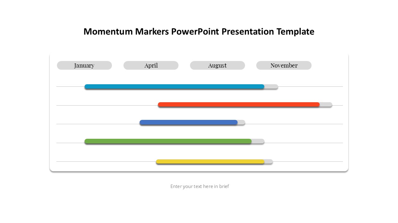 Momentum Markers PowerPoint Presentation Template - PPTUniverse