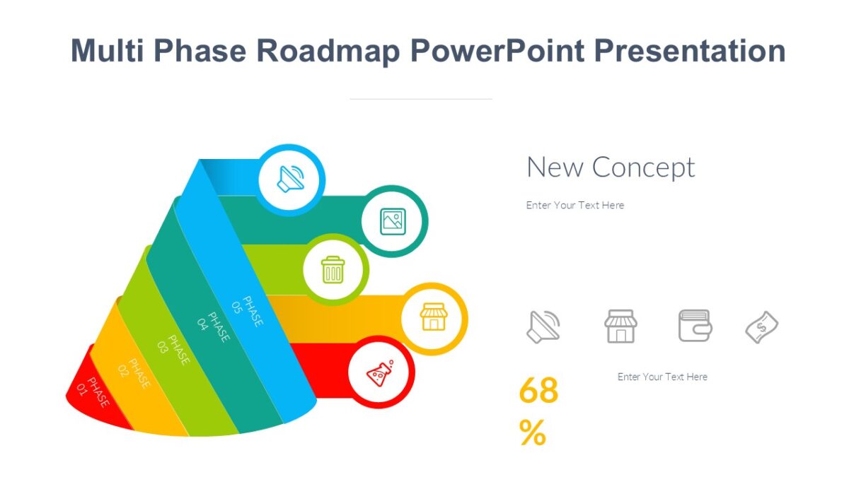 Multi Phase Roadmap PowerPoint Presentation - PPTUniverse