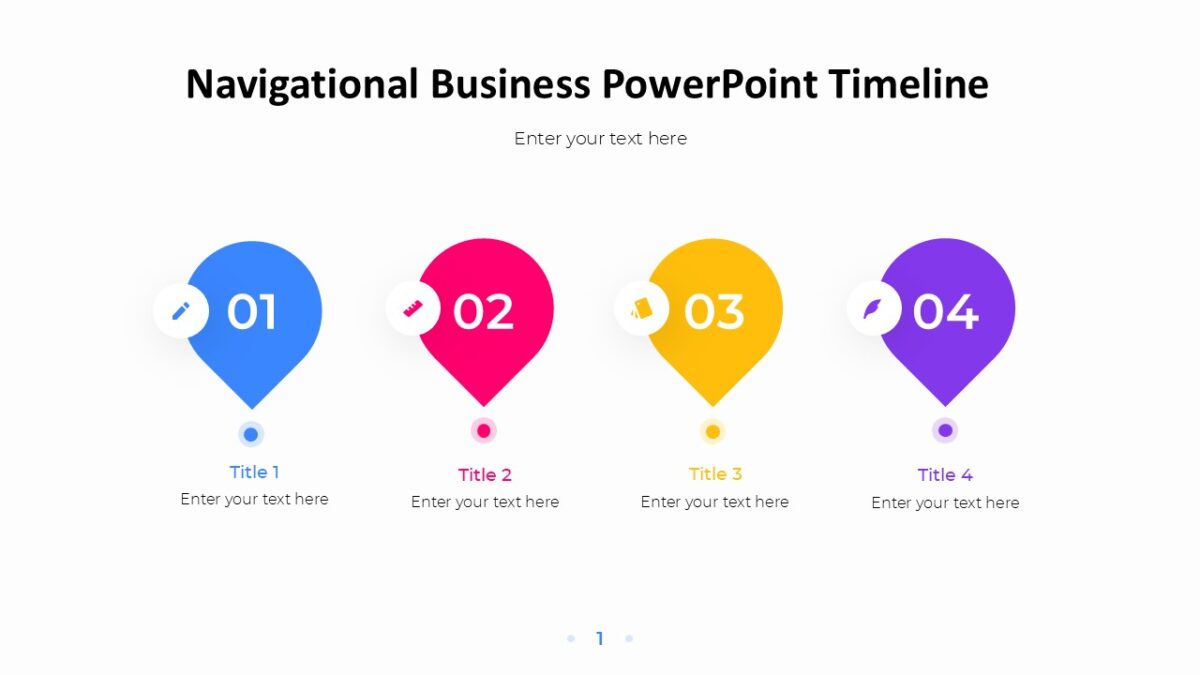 Navigational Business PowerPoint Timeline - PPTUniverse