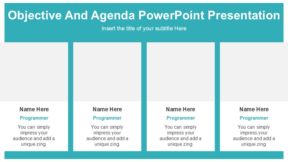 Objective And Agenda PowerPoint Presentation - PPTUniverse