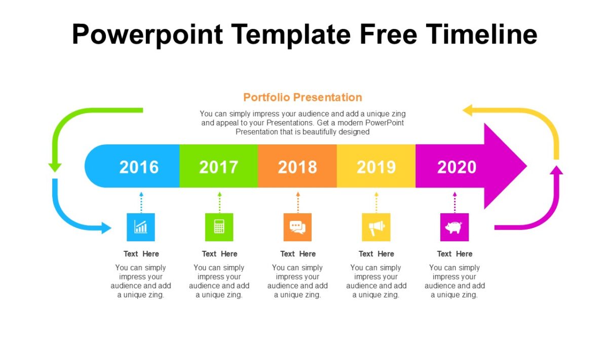 Powerpoint Template Free Timeline - PPTUniverse
