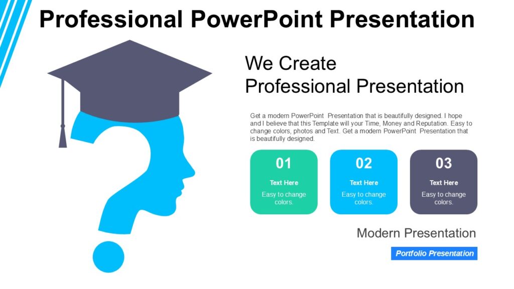 Professional PowerPoint Presentation : 100% Editable PPTx
