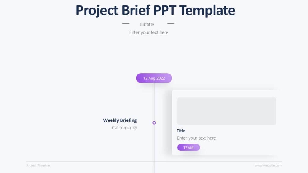 Project Brief PPT Template - PPTUniverse