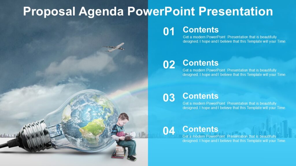 Proposal Agenda PowerPoint Presentation : 100% Editable PPTx