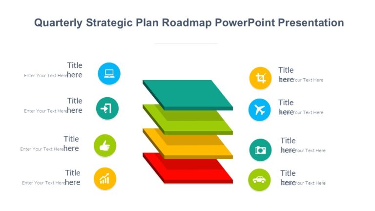 Quarterly Strategic Plan Roadmap PowerPoint Presentation - PPTUniverse
