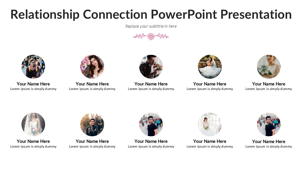 Relationship Connection PowerPoint Presentation - PPTUniverse