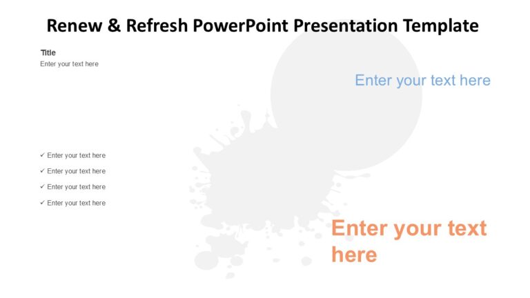 Renew & Refresh PowerPoint Presentation Template - PPTUniverse