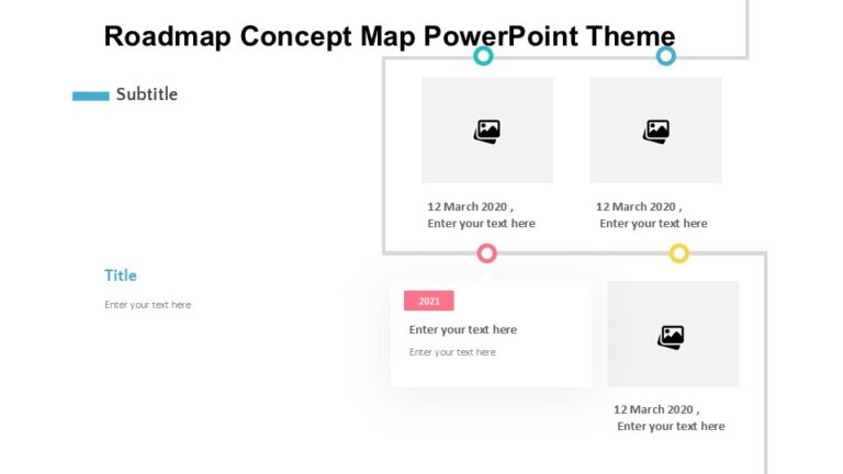 Roadmap Concept Map PowerPoint Theme Slide2 : 100% Editable PPTx