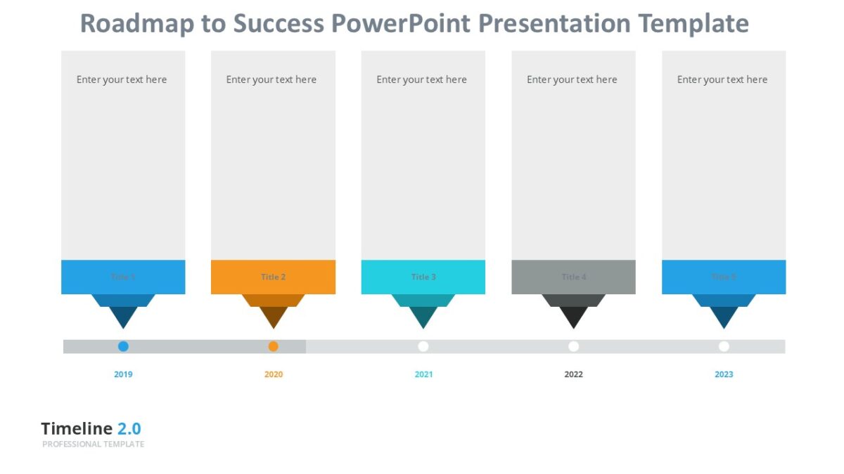 Roadmap to Success PowerPoint Presentation Template : 100% Editable PPTx