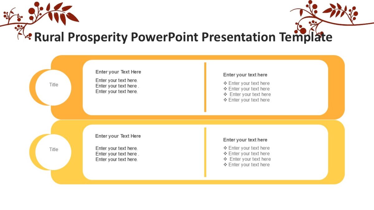 Rural Prosperity PowerPoint Presentation Template - PPTUniverse