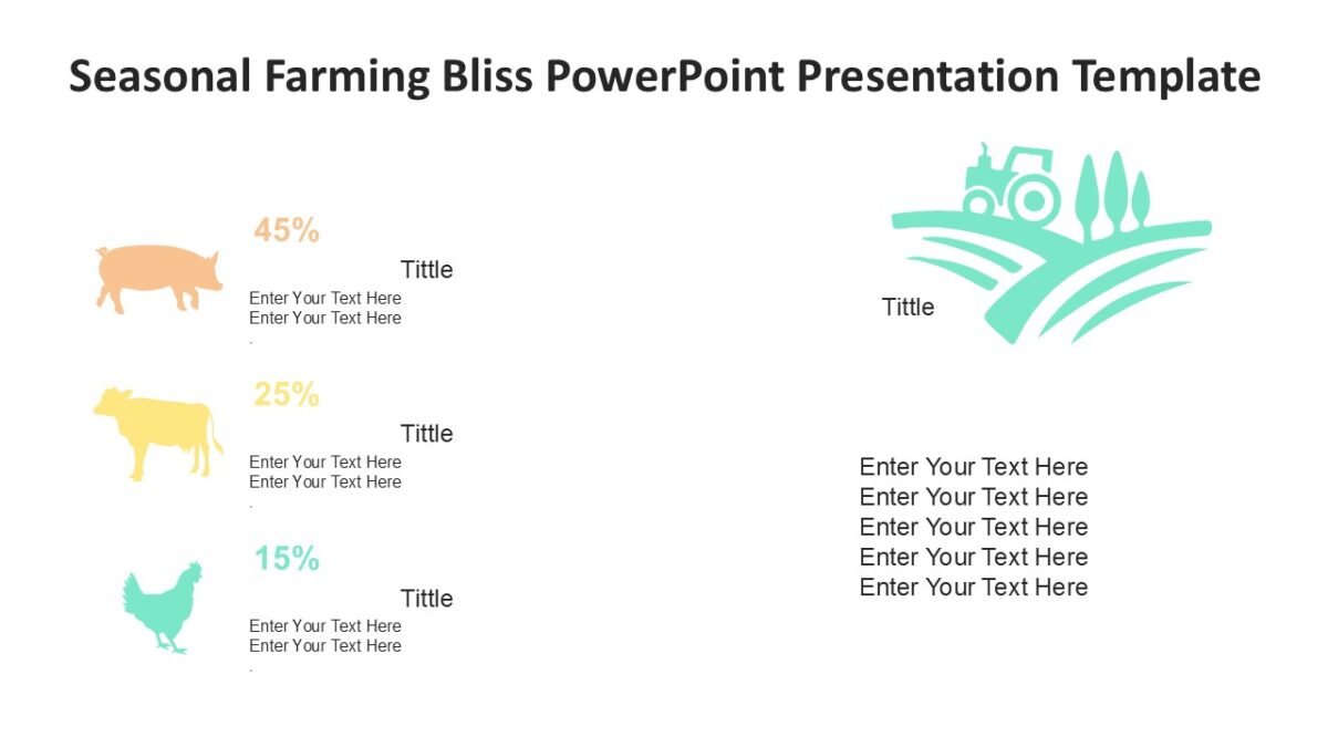 Seasonal Farming Bliss PowerPoint Presentation Template - PPTUniverse