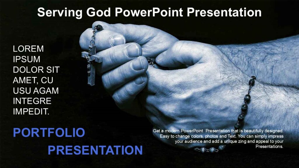 Serving God PowerPoint Presentation - PPTUniverse