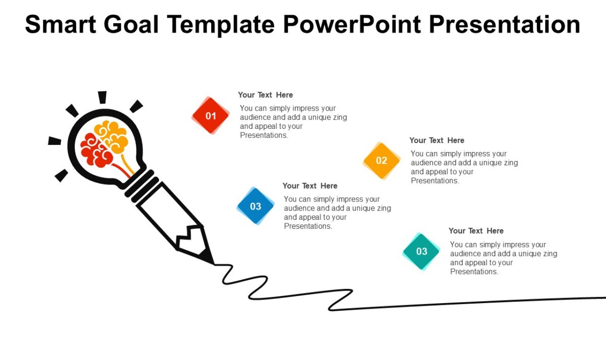 Smart Goal Template PowerPoint Presentation - PPTUniverse