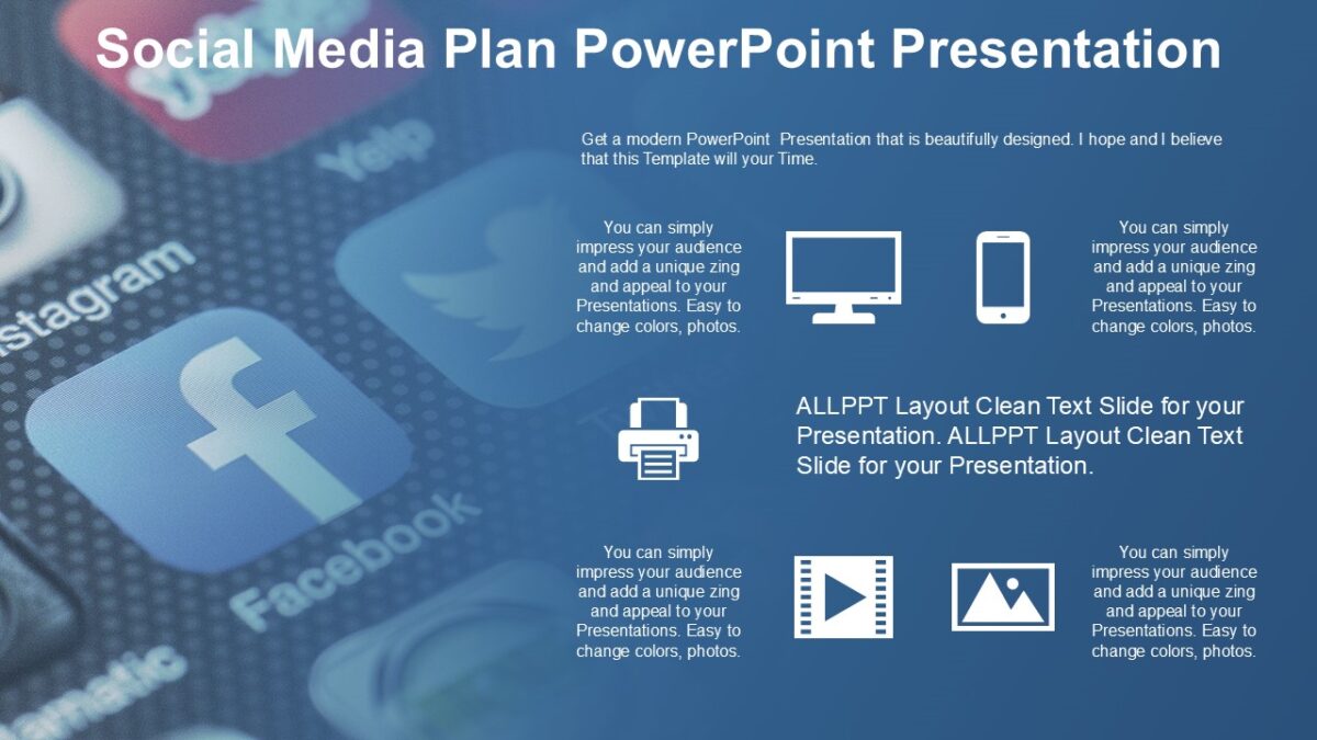 Social Media Plan PowerPoint Presentation - PPTUniverse