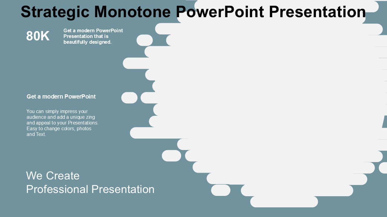 Strategic Monotone PowerPoint Presentation - PPTUniverse