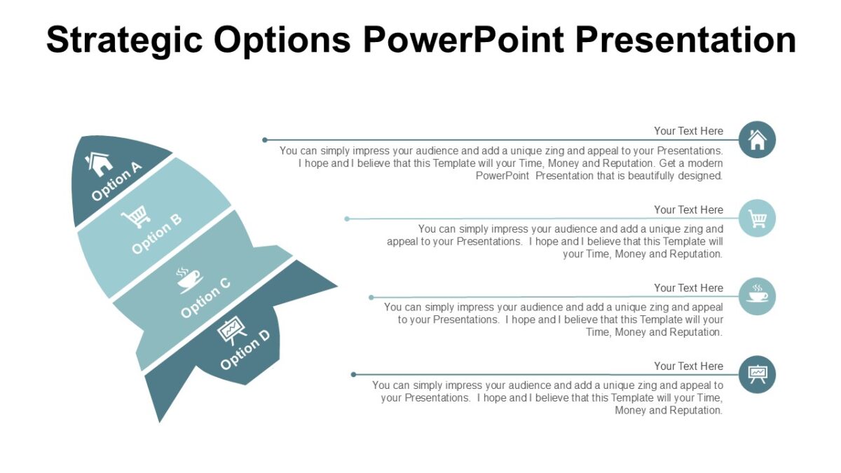 Strategic Options PowerPoint Presentation : 100% Editable PPTx