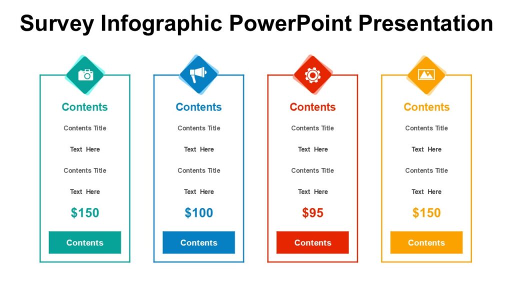 Survey Infographic PowerPoint Presentation : 100% Editable PPTx