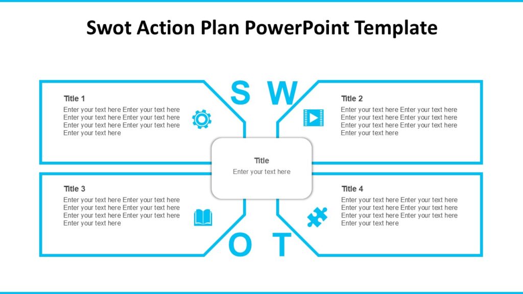 Swot Action Plan PowerPoint Template - PPTUniverse