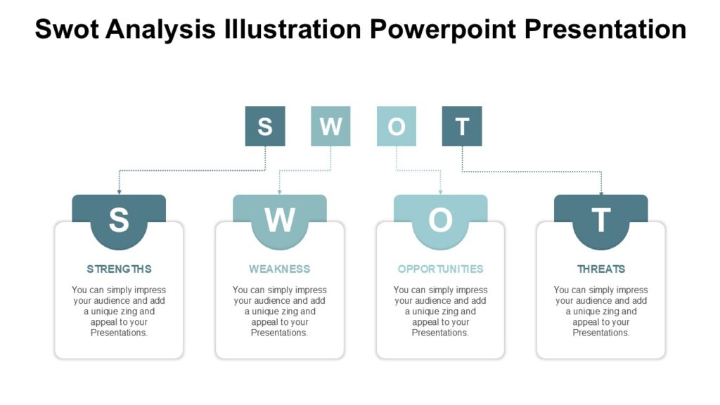 Swot Analysis Illustration Powerpoint Presentation - PPTUniverse