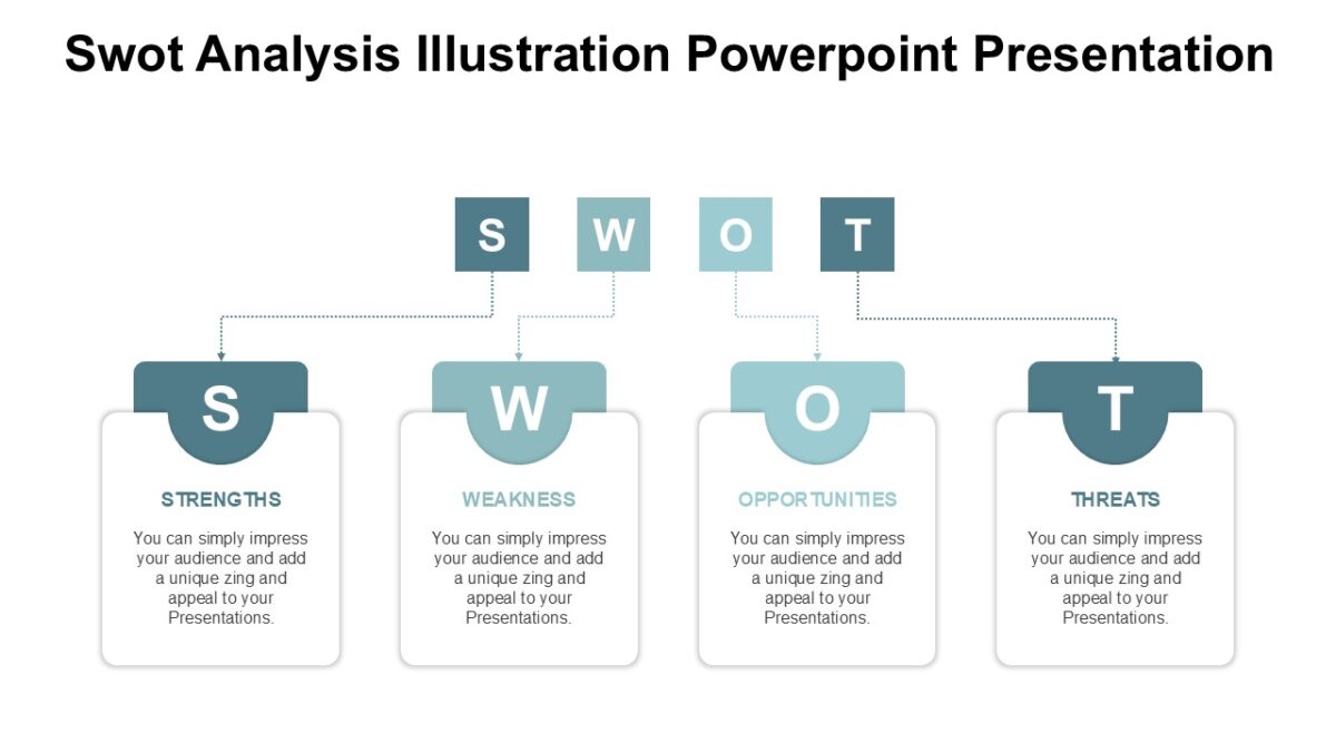 Swot Analysis Illustration Powerpoint Presentation - PPTUniverse