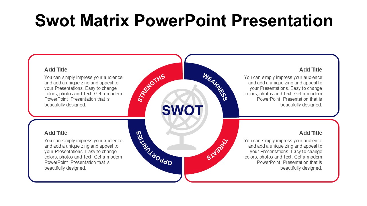 Swot Matrix PowerPoint Presentation - PPTUniverse