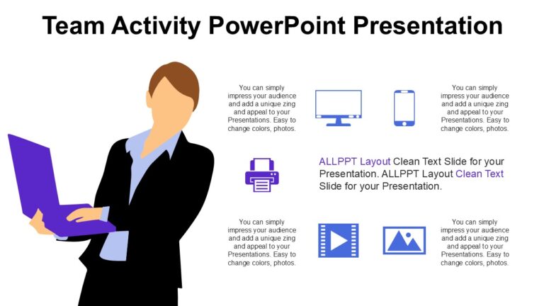 Team Activity PowerPoint Presentation : 100% Editable PPTx