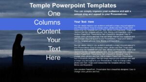 Temple Powerpoint Templates : 100% Editable PPTx
