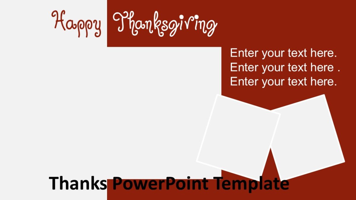 Thanks PowerPoint Template : 100% Editable PPTx