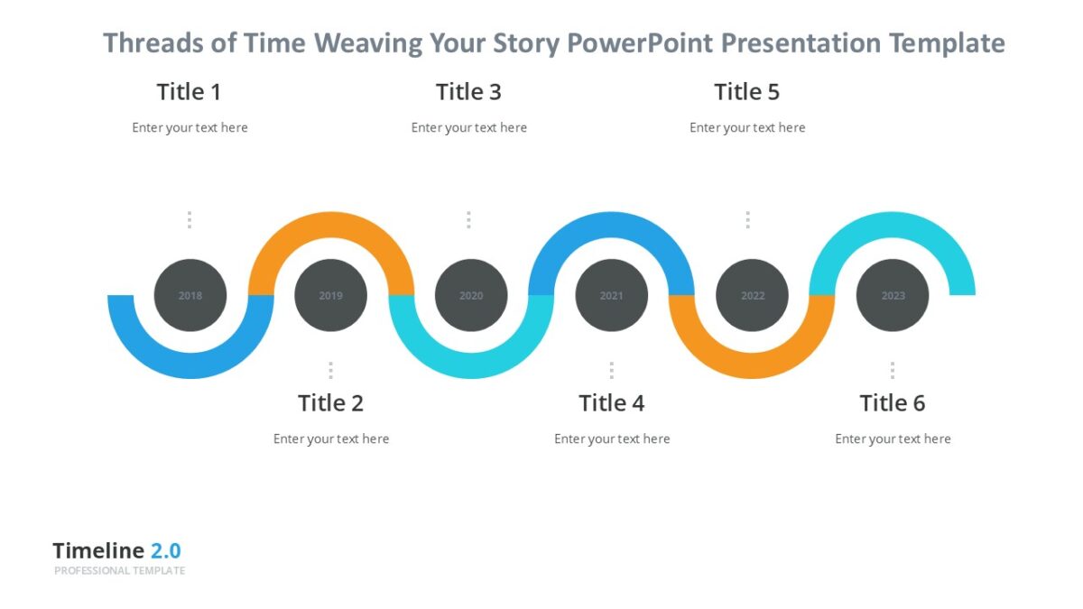 Threads of Time Weaving Your Story PowerPoint Presentation Template ...