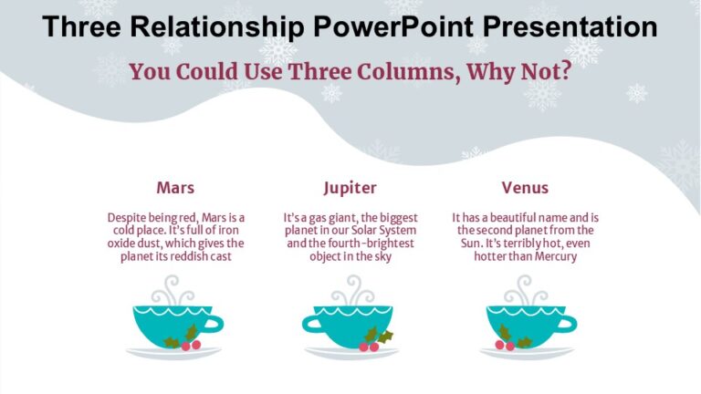 Three Relationship PowerPoint Presentation - PPTUniverse