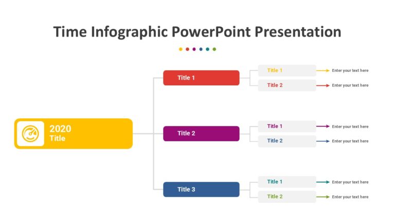 Time Infographic PowerPoint Presentation : 100% Editable PPTx
