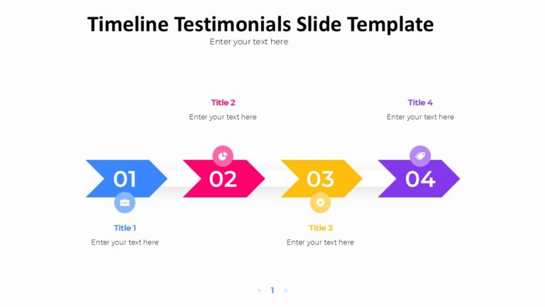 Timeline Testimonials Slide Template - PPTUniverse