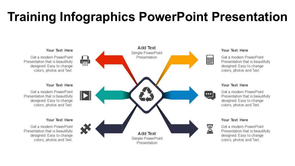 Training Infographics PowerPoint Presentation : 100% Editable PPTx