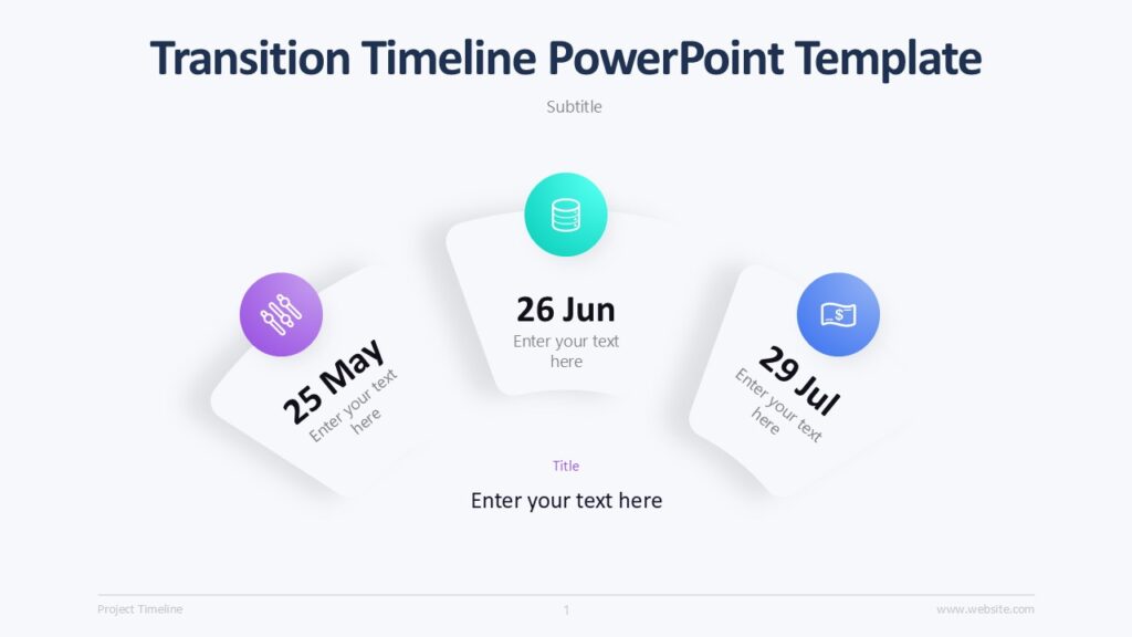 Transition Timeline PowerPoint Template - PPTUniverse