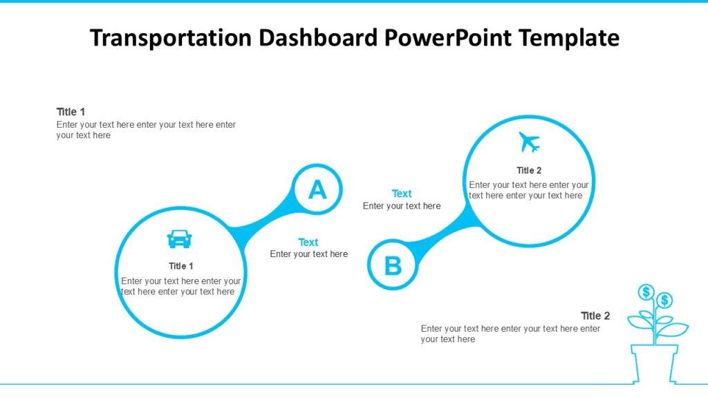 Transportation Dashboard PowerPoint Template - PPTUniverse