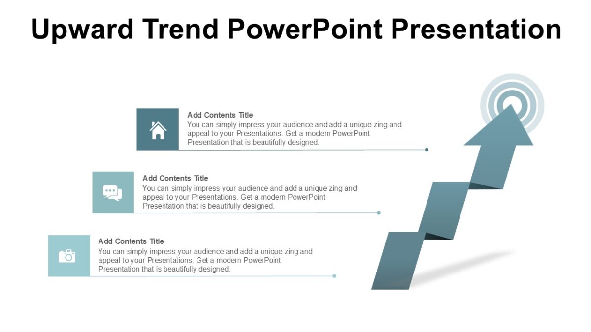 Upward Trend PowerPoint Presentation - PPTUniverse