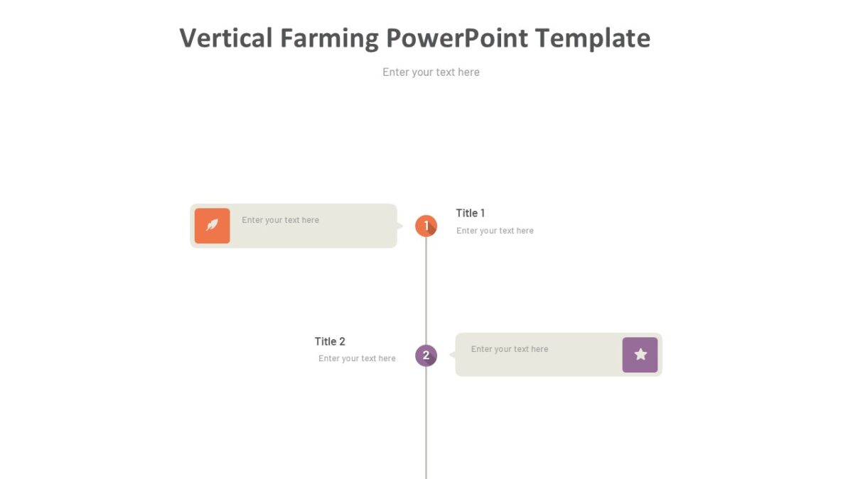 Vertical Farming PowerPoint Template : 100% Editable PPTx