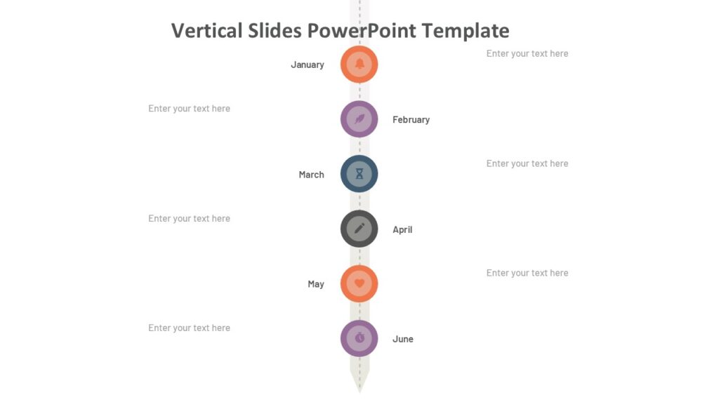 Vertical Slides PowerPoint Template - PPTUniverse