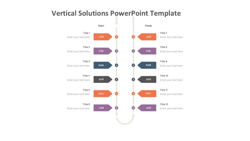 Vertical Solutions PowerPoint Template - PPTUniverse