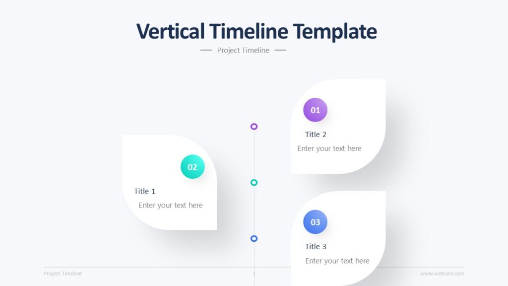 Vertical Timeline Template : 100% Editable PPTx