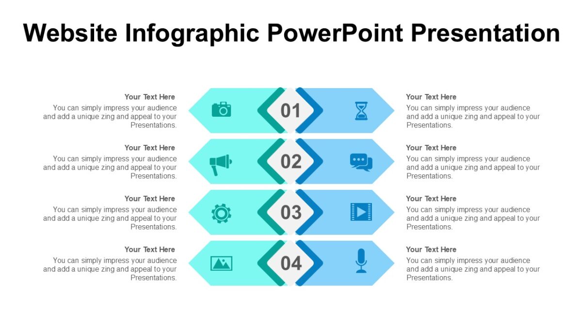 Website Infographic PowerPoint Presentation : 100% Editable PPTx